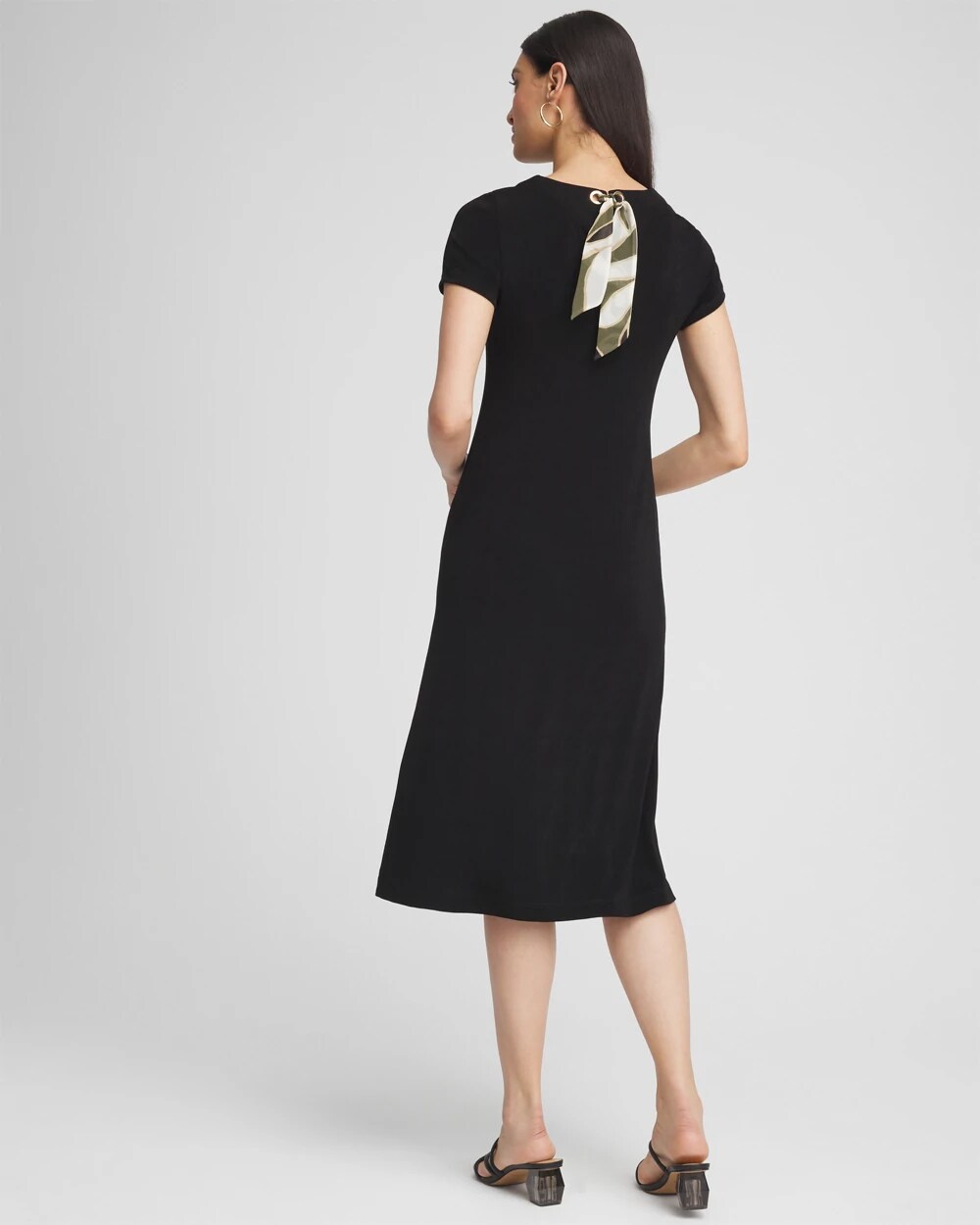 Travelers™ Fit and Flare Tie Back Dress | Chico's Travelers™ Fit and Flare Tie Back Dress | Chico's